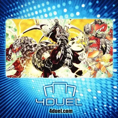 Chaos Ruler The Chaotic Magical Dragon Custom Playmat