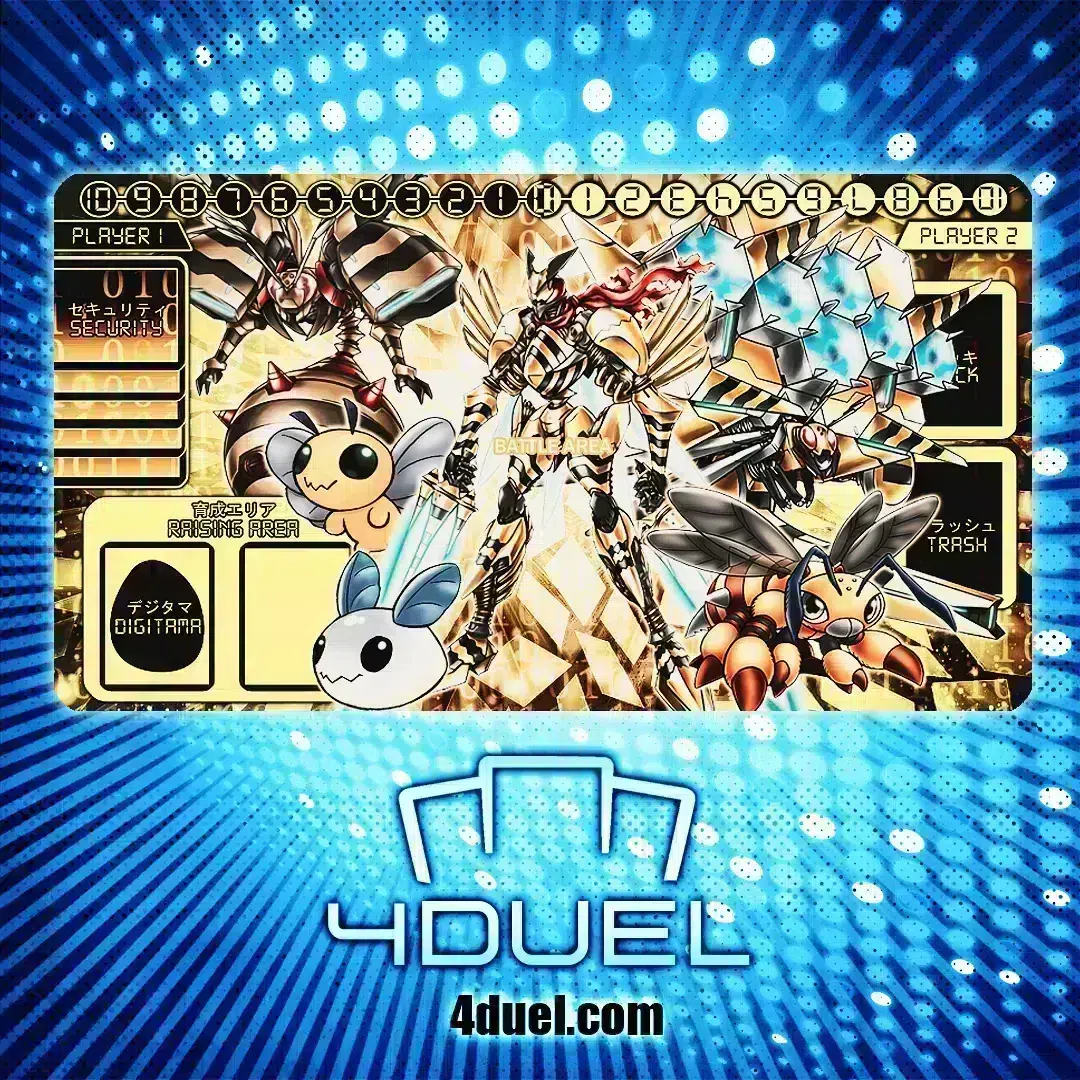 Beemon Custom Playmat