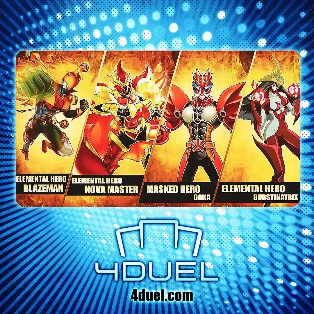 Fire Hero Custom Playmat