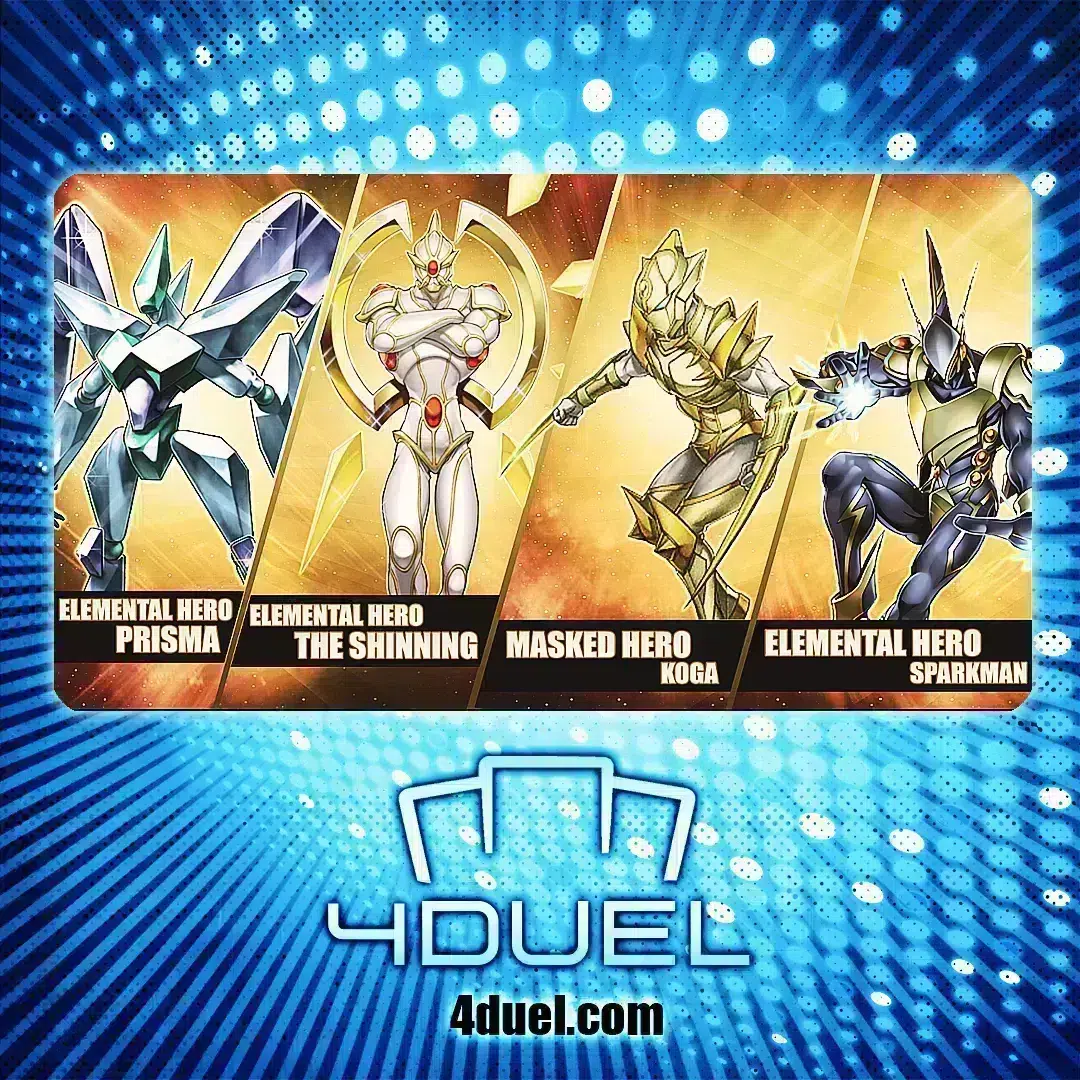 Light Hero Custom Playmat