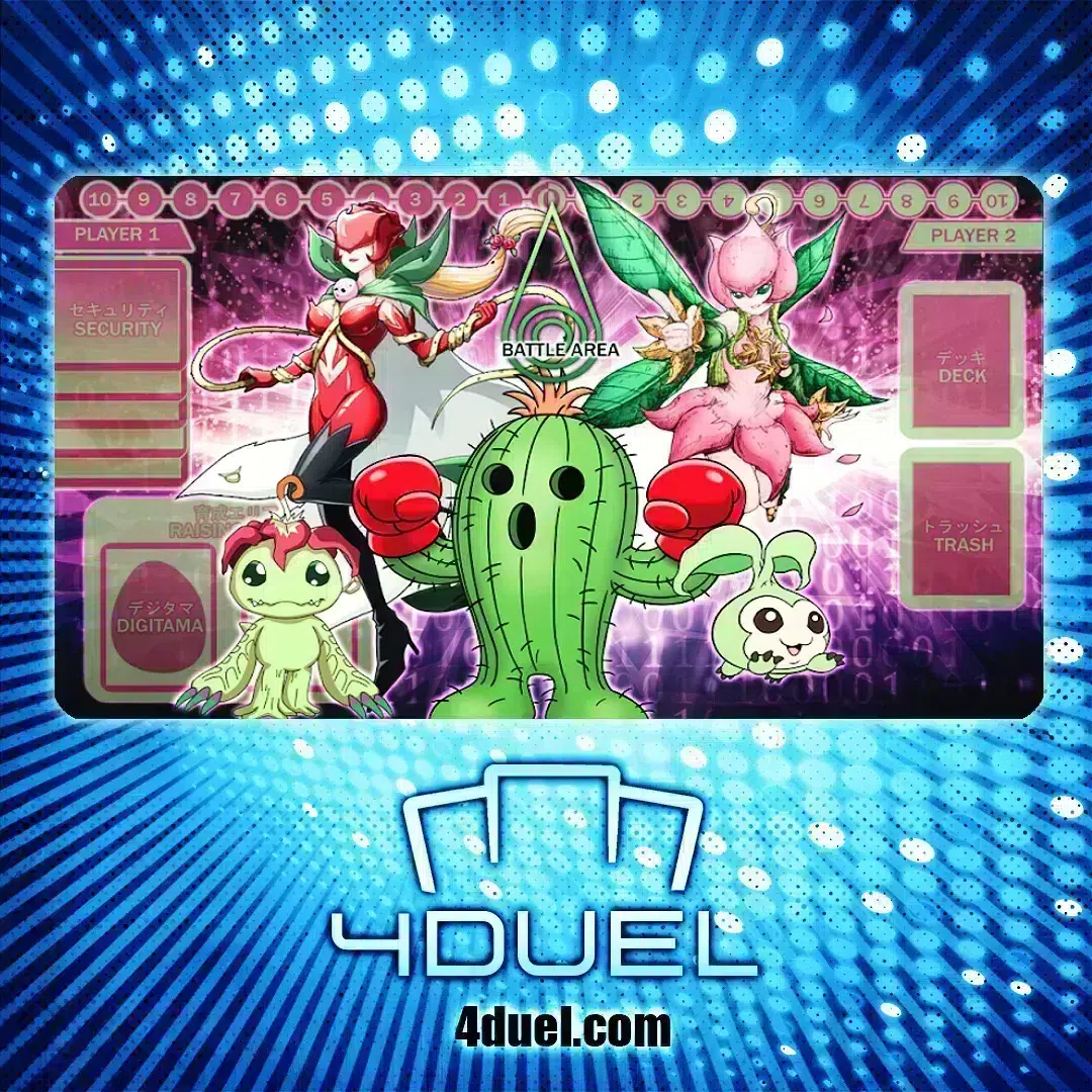 Palmon Custom Playmat