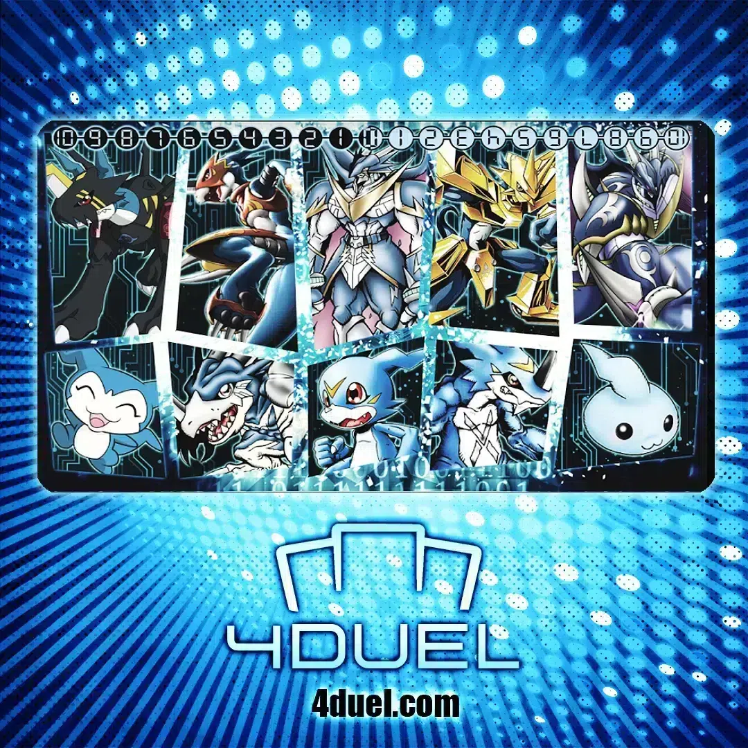 Veemon Custom Playmat