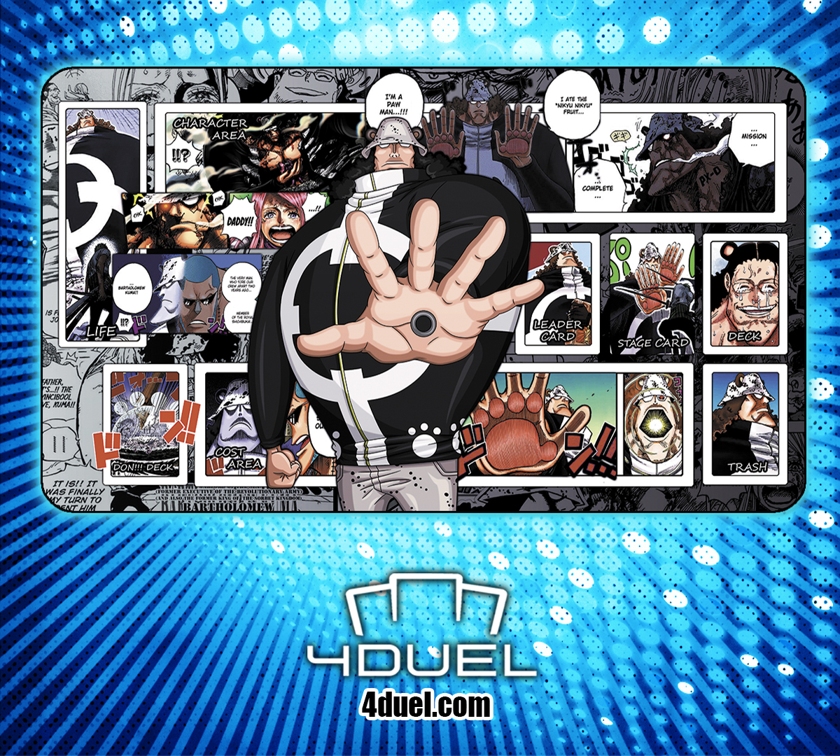 Bartholomew Kuma One Piece Custom Playmat