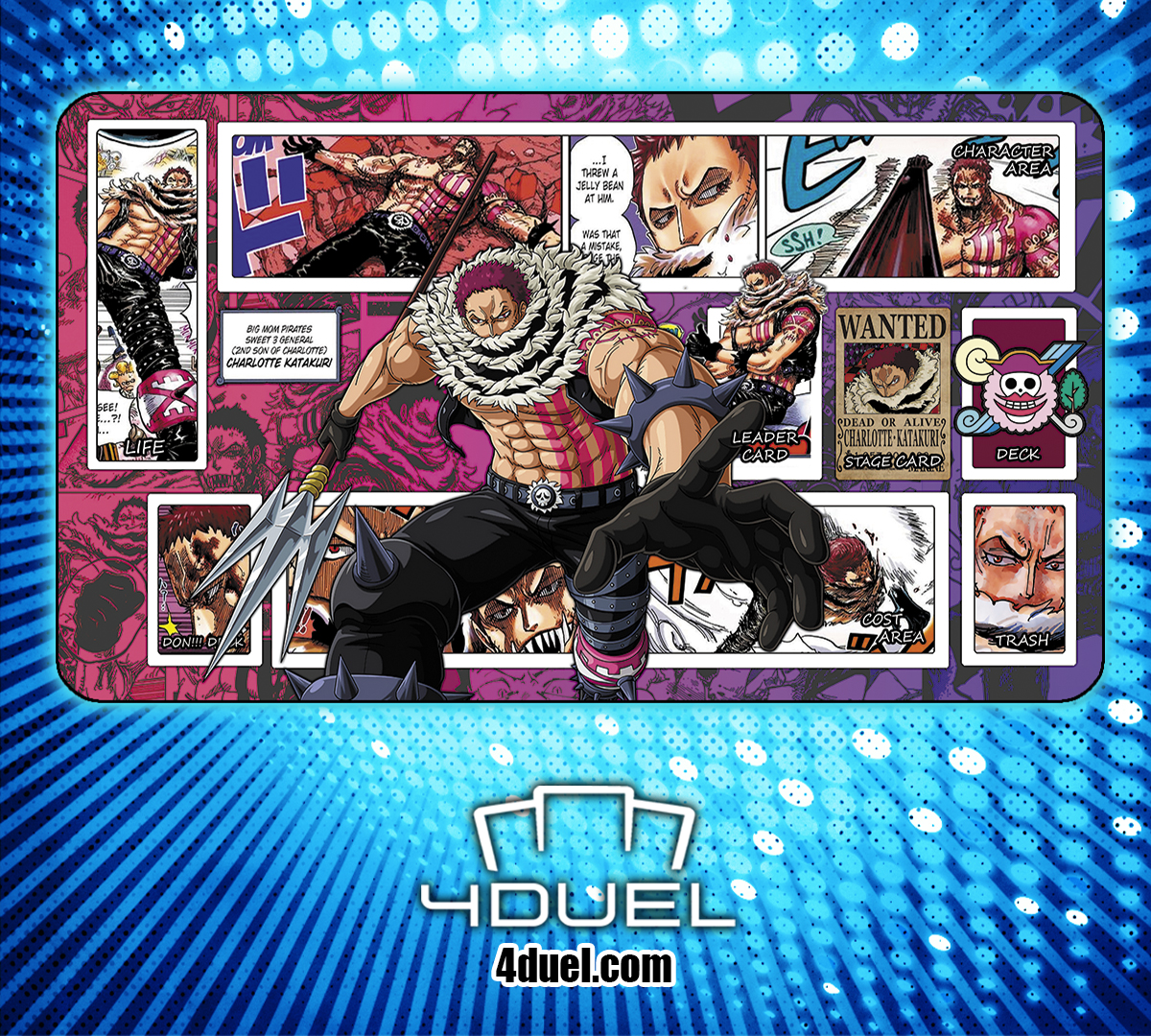 Charlotte Katakuri One Piece Custom Playmat