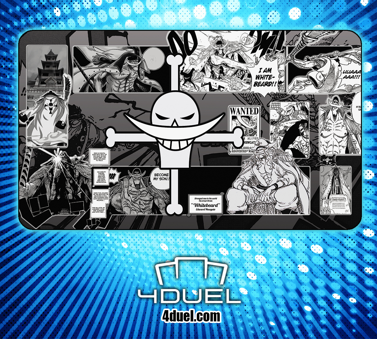 Shirohige One Piece Custom Playmat