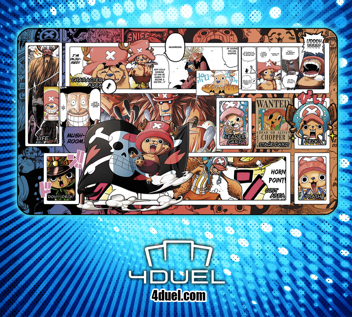Tony Tony Chopper One Piece Custom Playmat