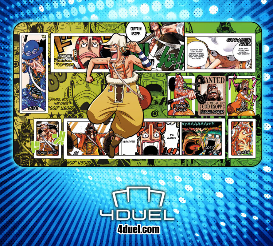Usopp One Piece Custom Playmat